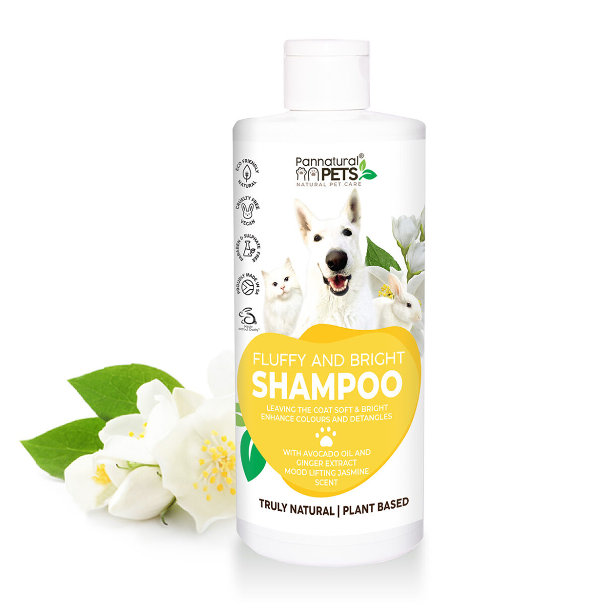 Natural Pet Shampoo -Dry Skin Oatmeal VanillaPannatural Pets
